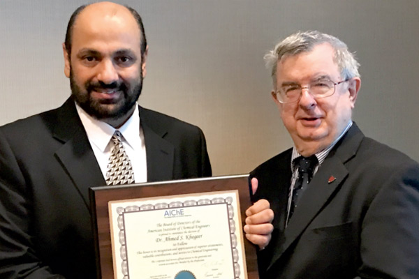 Oil & Gas News (OGN)- Aramco engineer elected as first Arab fellow of AIChE