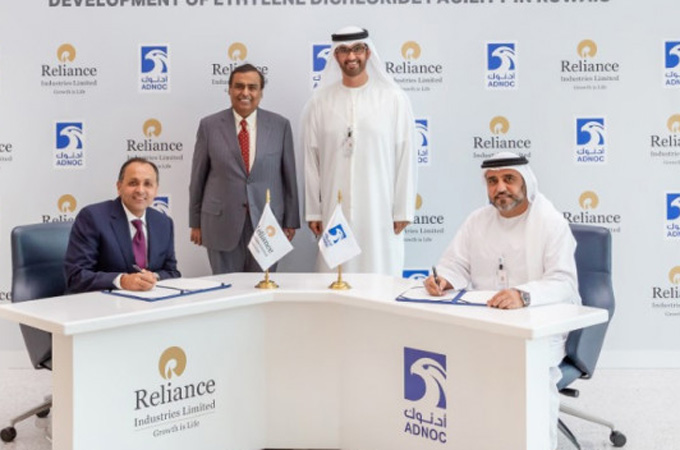 Oil & Gas News (OGN)- Adnoc, Reliance eye ethylene dichloride JV