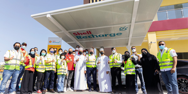 Shell Oman launches its first mobility hub with EV charging